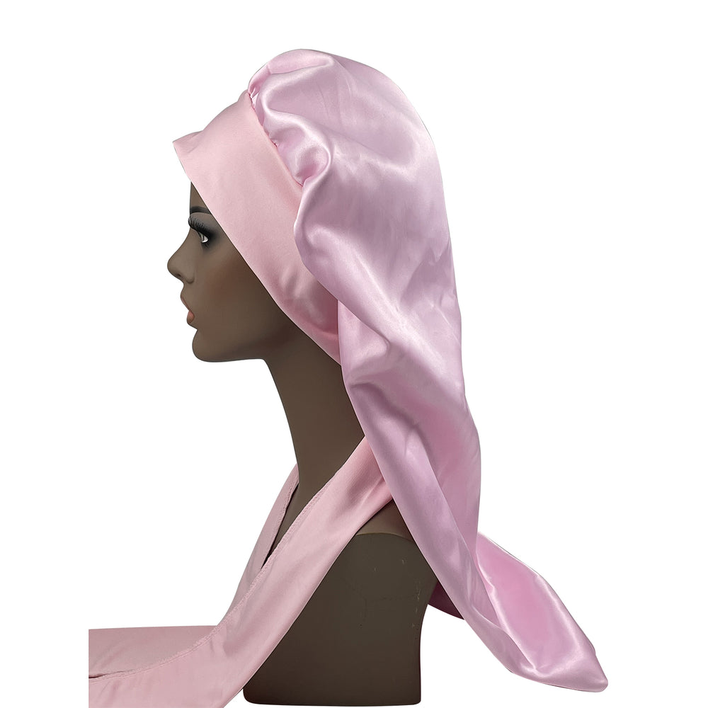 Non-Slip Satin Bonnet Long